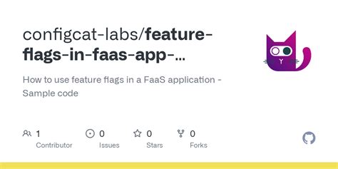 GitHub Configcat Labs Feature Flags In Faas App Sample Code How To