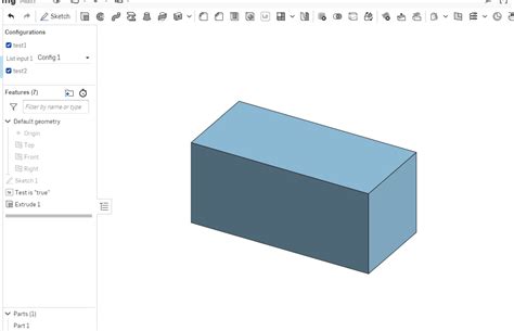 True False Logic Variable — Onshape