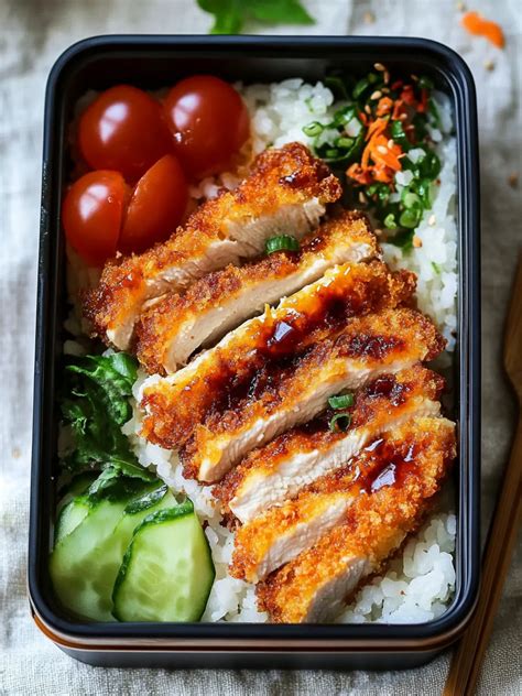 Delicious Chicken Katsu Bento Box Easy Japanese Lunch Idea