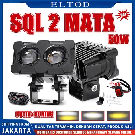 Jual Lampu Tembak Sorot Led Laser Mata Lampu Sorot Led Lampu Tembak Sql Mata Polos Super