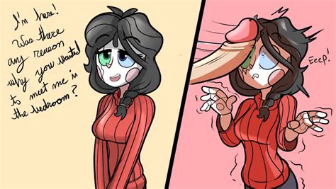 Rule 34 Black Hair Blue Eye Cock Emmy The Robot English Text Green