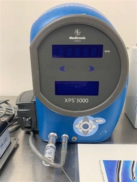 Used Medtronics Xps 3000 Microdebrider Console With Footswitch Endo Scrub And Footswitch O R