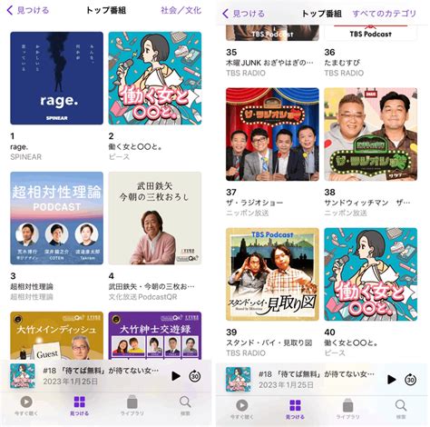 ポッドキャスト「働く女と と。」社会・文化2位、国内全体40位にランクイン ピース株式会社