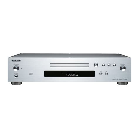 ONKYO C 7000R SERVICE MANUAL Pdf Download ManualsLib