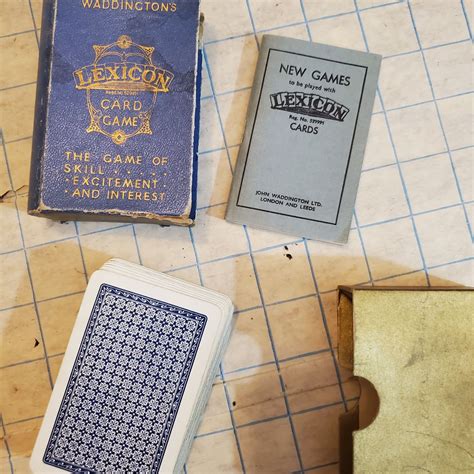 Vintage Games Very Old Original Boxes And Instructions