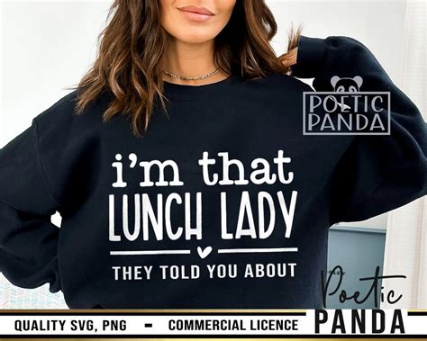 Lunch Lady Svg Png Lunch Lady Svg Funny Svg Lunch Lady Png Lunch