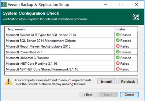 Technical Blog Veeam Backup Replication 11 Installation Repository Add VCenter Add In