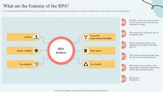 Hyperautomation Services What Are The Features Of The RPA PPT Sample