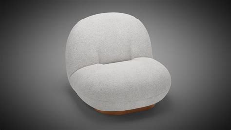 Pacha Lounge Chair By Gubi 3d Model Turbosquid 1744950