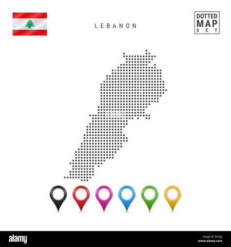 Carte Du Liban Banque Dimages Détourées Alamy