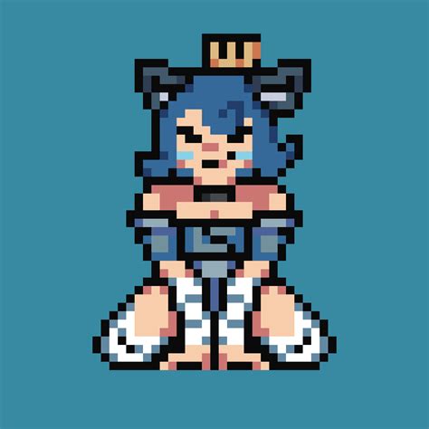 Rule 34 Ahe Gao Animated Blewdster Blue Hair Blush Bouncing Breasts