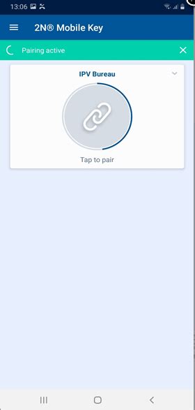 Bluetooth Tap In App Mode How To Setup 2n® Mobile Key And Use The