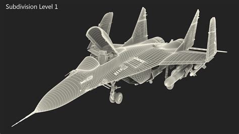 Mig 29 Fighter Aircraft With Armament Rigged 3d Model 199 Max Free3d