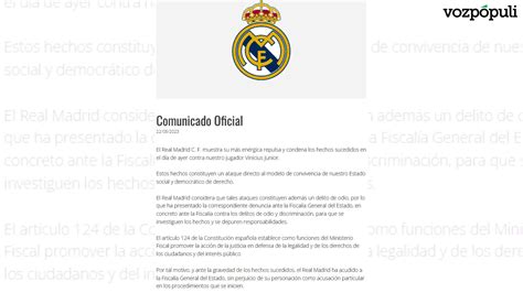 El Real Madrid Denuncia Ante La Fiscalía General Del Estado Los