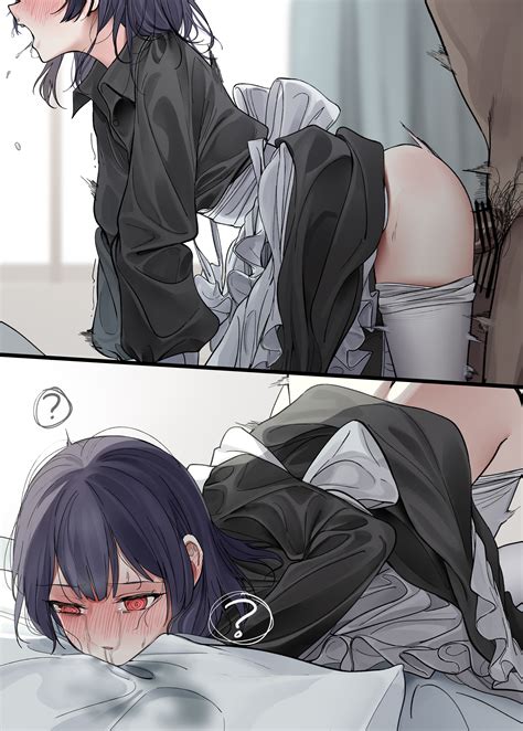 Rule 34 All Fours Arms Behind Back Bar Censor Bedroom Sex Blushing