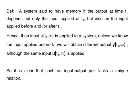 Ppt Mathematical Representation Of Linear Systems State Space Model