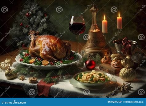 Food From Around The World Cuisine Generative Ai Stock Illustration