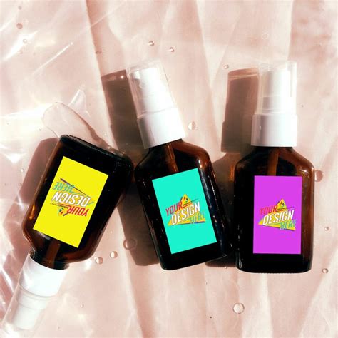 Free Serum Bottles Design Mockup Psd Css Author
