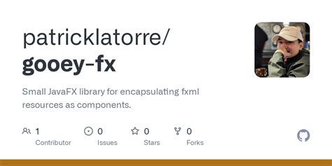 GitHub Patricklatorre Gooey Fx Small JavaFX Library For