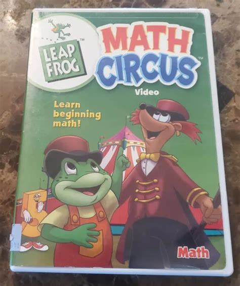 Dvd Movie Leap Frog Math Circus Video Learn Beginning Math 539