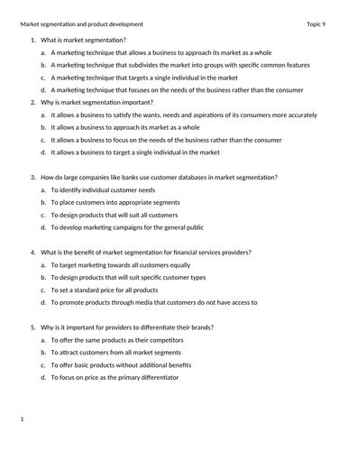 Unit 4 Multiple Choice Tests Teaching Resources