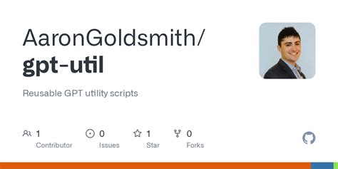 Github Aarongoldsmith Gpt Util Reusable Gpt Utility Scripts