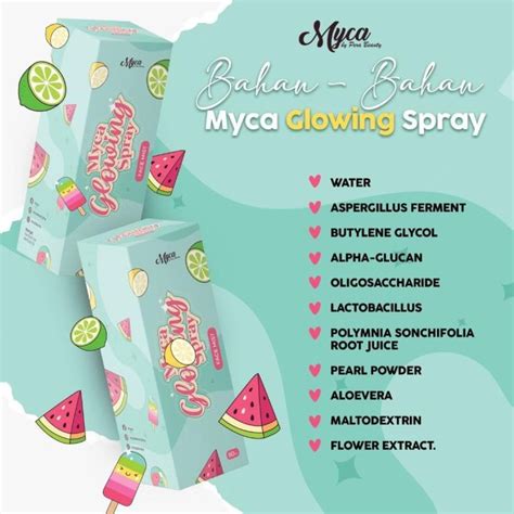 Myca Glowing Spray Lazada