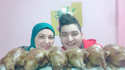 تحدى أكل 6 فرد حمام محشى ارز والكبد ضد قناة توتا شو Youtube