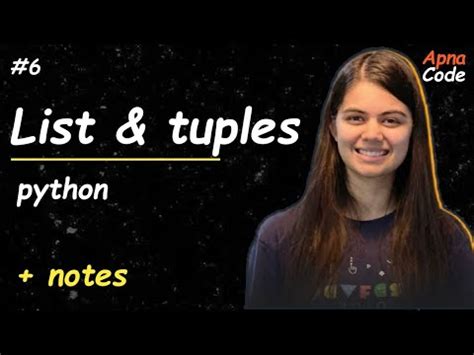 List In Python Tuples In Python List And Tuples Full Explanation In Hindi YouTube