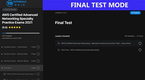 AWS Certified Advanced Networking Specialty Practice Exams ANS C Tutorials Dojo