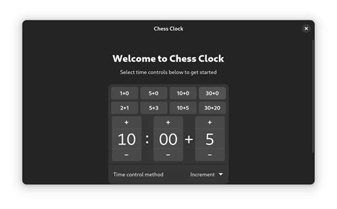 Chess Clock Gnome 应用