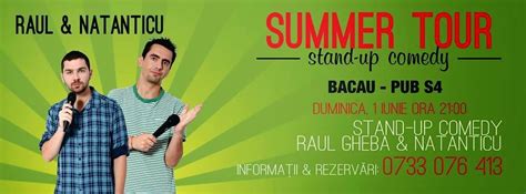 Mega Bacau Stand Up Comedy Cu Natanticu Si Raul In Pub The Stage