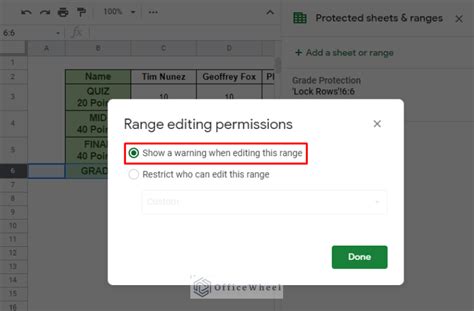 How To Lock Rows In Google Sheets 2 Easy Ways OfficeWheel