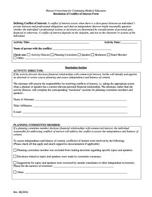 Fillable Online Jabsom Hawaii Resolution Of Conflict Of Interest Form
