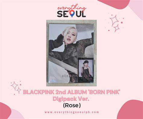 Blackpink 2nd Album Born Pink Digipack Ver Rose Everything Seoul Ph