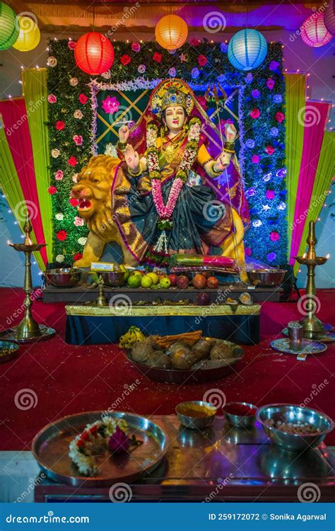 A Beautiful Idol Of Maa Durga Stock Photo Image Of Ambika Maharashtra