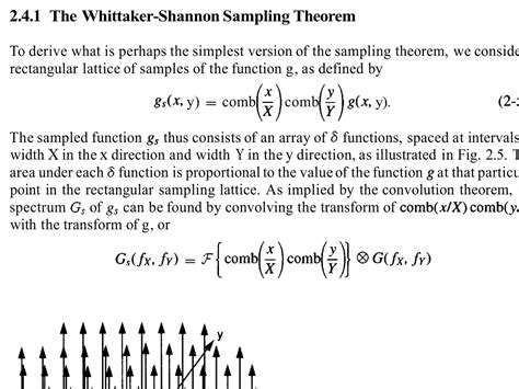 2 4 1 The Whittaker Shannon Sampling Theorem To