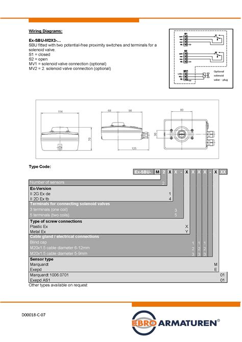 SBU Basic EBRO ARMATUREN Control Elements Pneuma