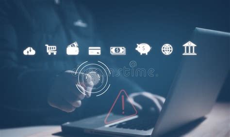 Hacker Computer Crime Protection Concept Cyber Security Privacy Data Protection Stock Image