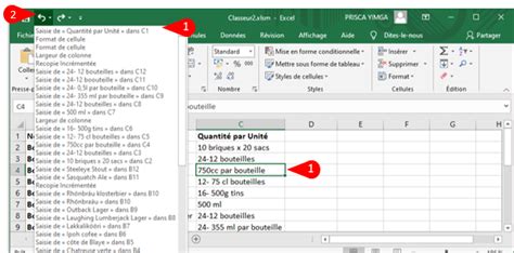supprimer les données d une cellule excel