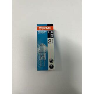 OSRAM Halogen Stiftsockellampe W G Klar