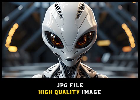 Alien Robot Illustration Very Detailed Graphic By WODEXZ Creative Fabrica