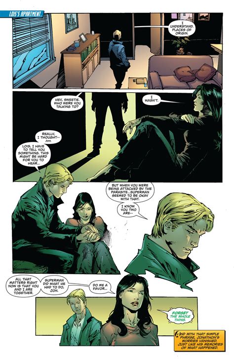 Superman V3 29 P17 By Ed Benes Comic Strip