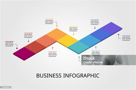 9 요소에 대한 프레젠테이션을 위한 인포그래픽용 정사각형 타임라인 차트 템플릿 0명에 대한 스톡 벡터 아트 및 기타 이미지 0명 기하 다이어그램 Istock