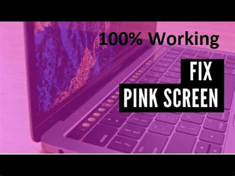 How To Fix Laptop Pink Color Or Lines Display 100 Working Youtube