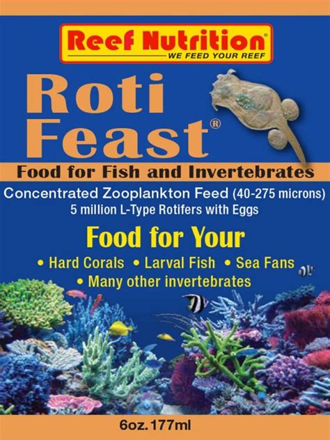 Reef Nutrition Roti Feast 16oz Advanced Aquarium Consultancy