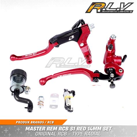 Jual Master Rem RCB S1 Radial Kanan 14MM Kanan Kiri Original RACING