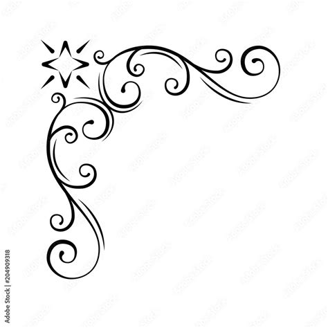 Wedding Corner Border Design