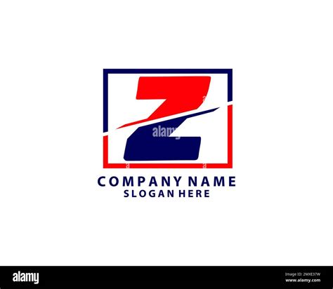 Initial Letter Z Logo Slice Element Stock Vector Image And Art Alamy