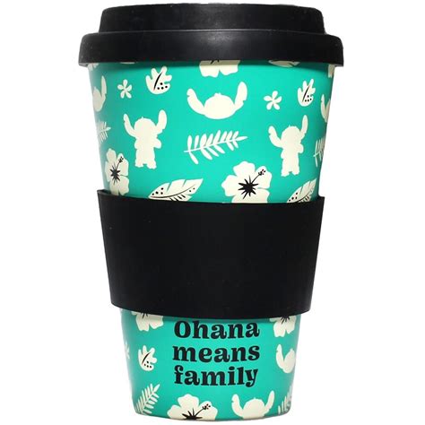 Disney Lilo And Stitch Recycled Plastic Travel Mug With Silicone Lid